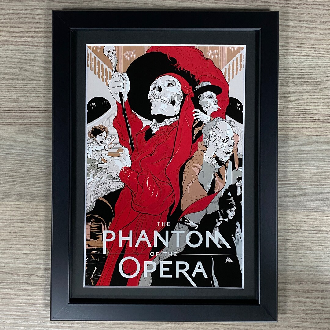 Phantom of the Opera Framed Poster Art: Mondo Horror - Etsy