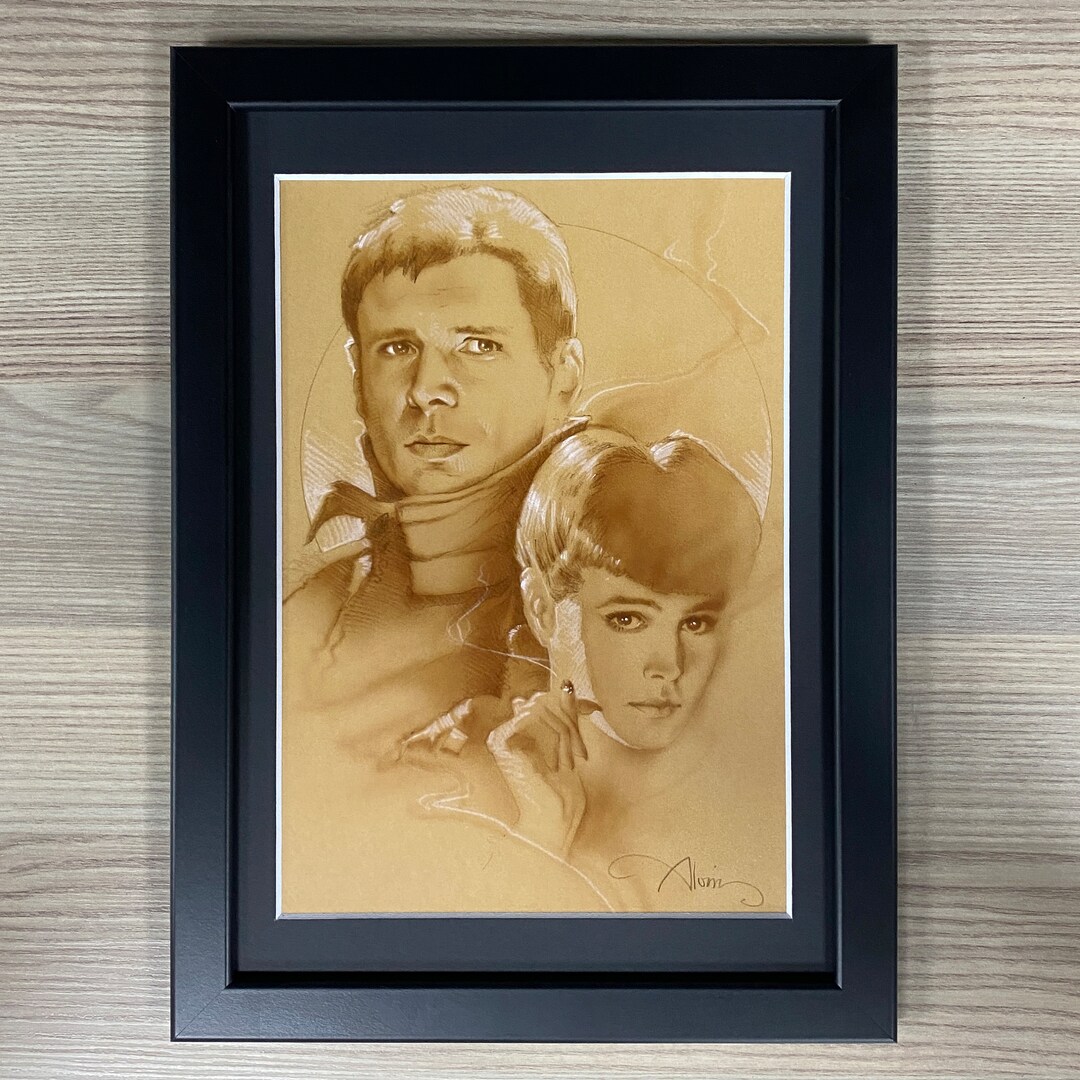Blade Runner Framed Art 1982 Ridley Scott Harrison Ford Replicant 2019 ...