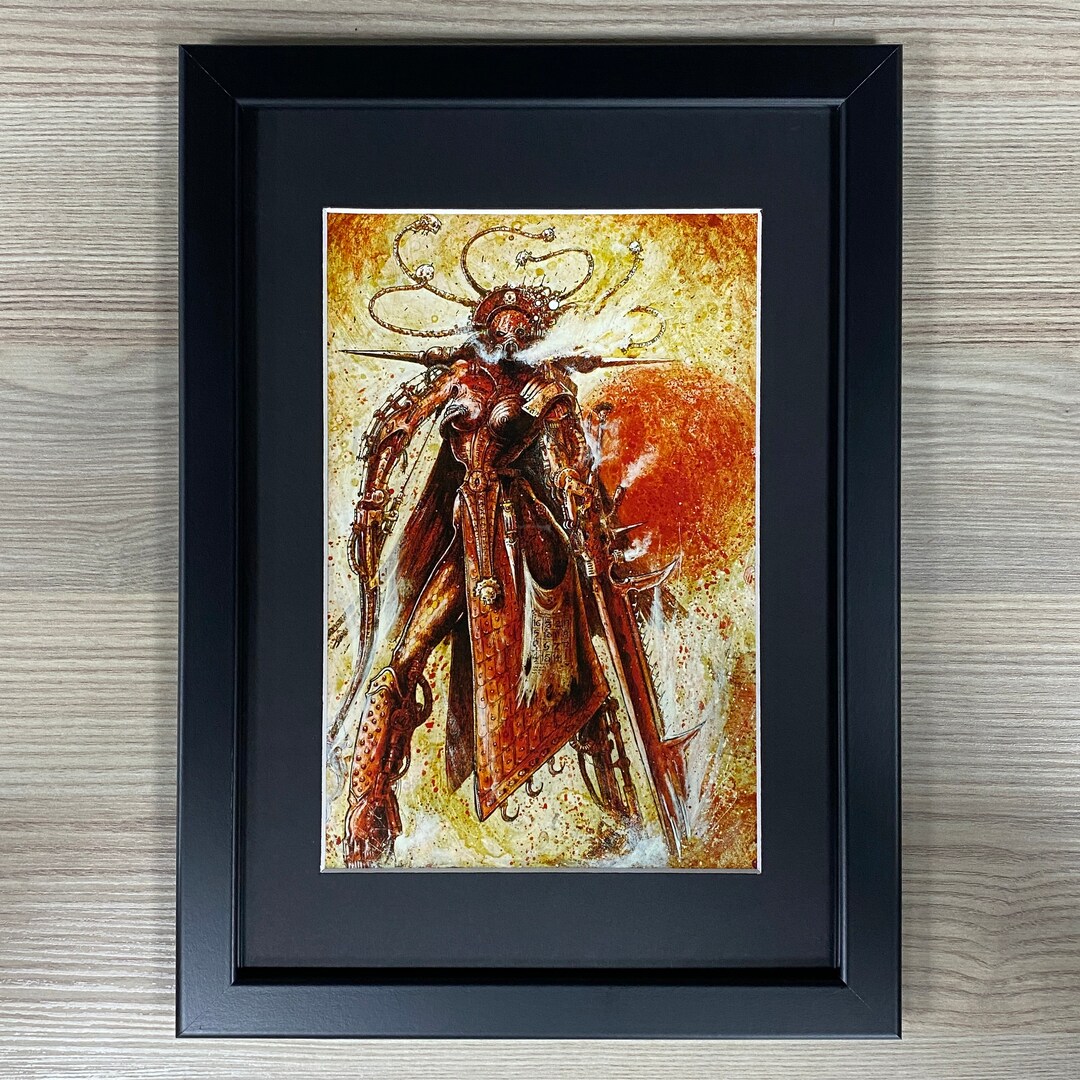 Koriel Zeth Framed Art John Blanche Horus Heresy Imperium Mechanicum ...