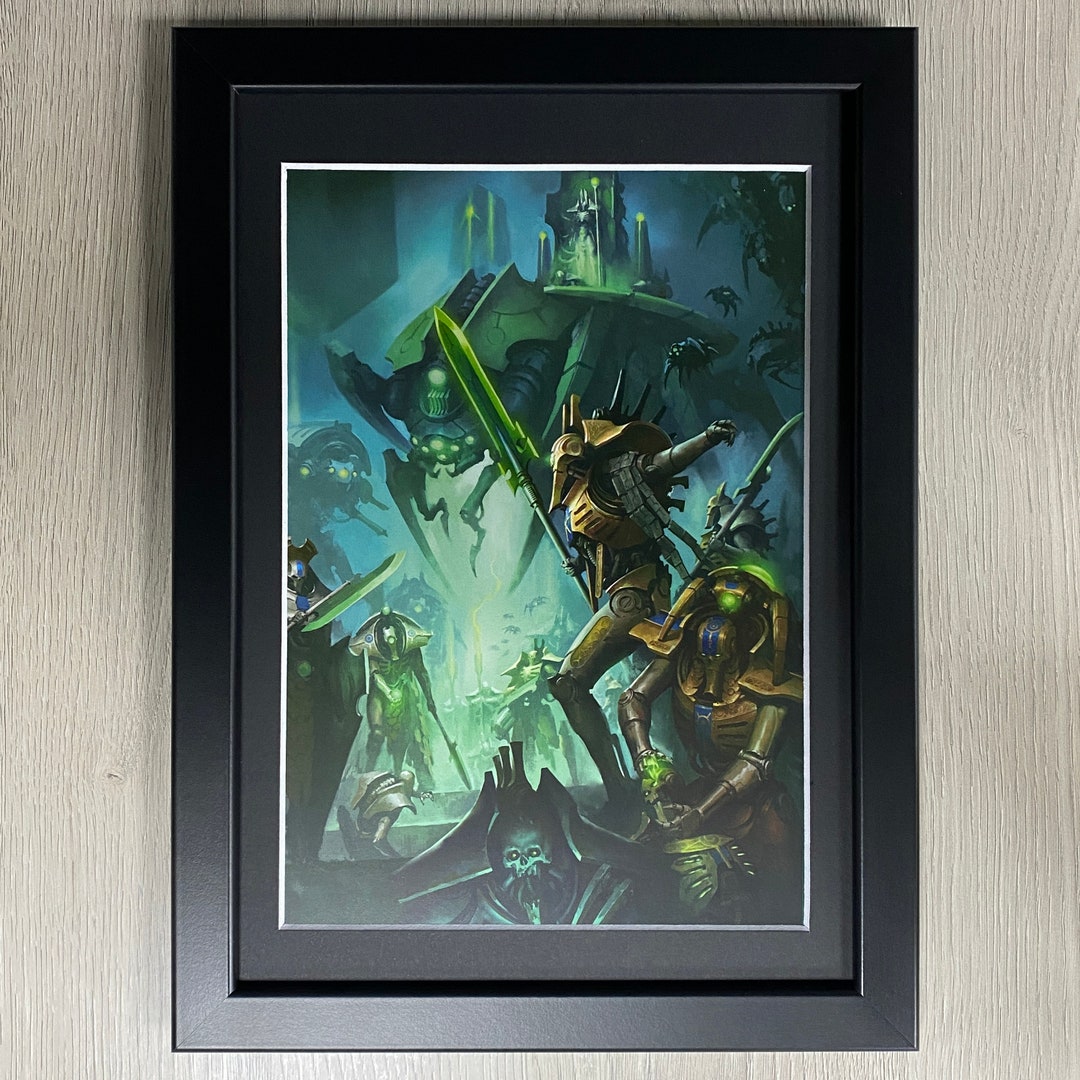 Necron Triarch Praetorian Lychguard Framed Art Warhammer 40,000 40K - Etsy