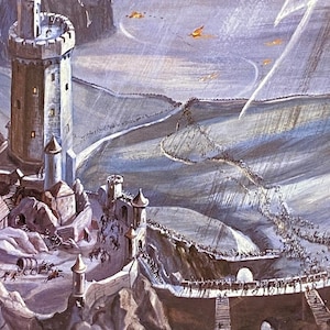 The Lord of the Rings Framed Vintage Art, by Joan Wyatt. the Siege of ...