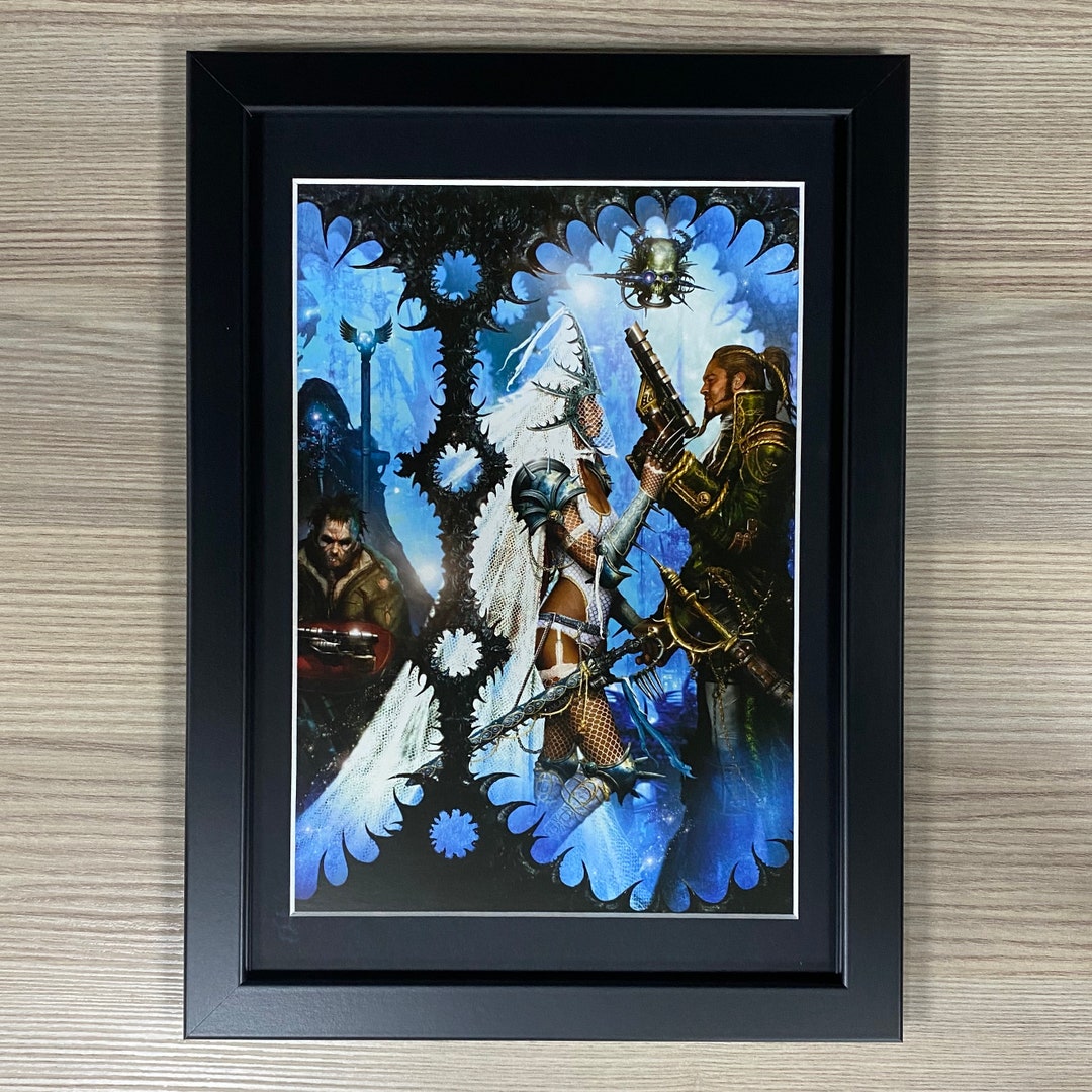 Kal Jerico Framed Art Lasgun Wedding Necromunda Bounty Hunter Jericho ...