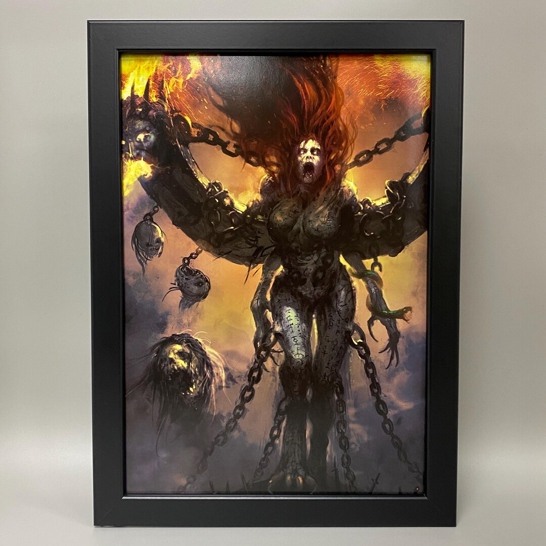 Diablo II Andariel Framed Art. Maiden of Anguish, the Demon Queen ...