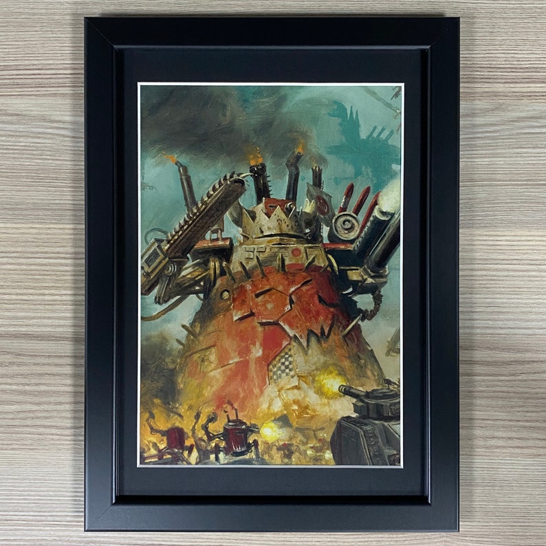 Ork Stompa Framed Art Armageddon Mega Gargant Killa Kans Leman | Etsy