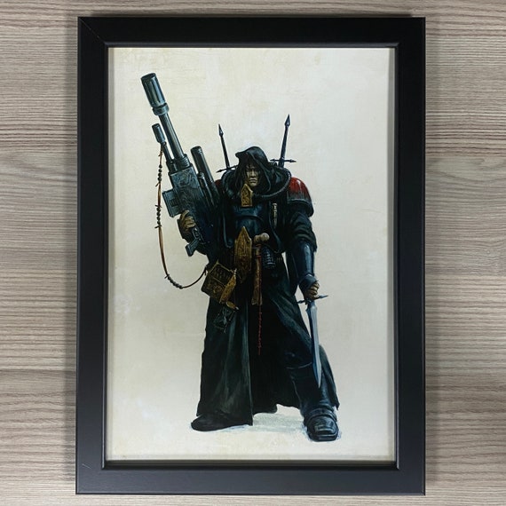 Blood Angels Scout Sniper Priest Framed Art Adeptus Astartes | Etsy
