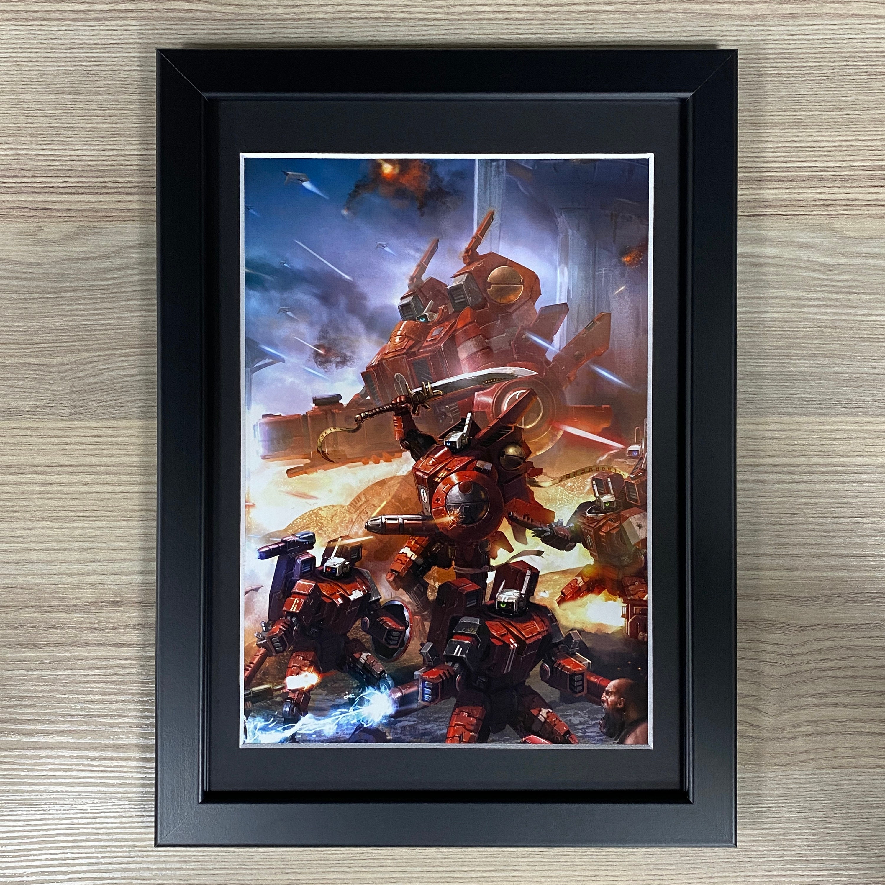 Commander Farsight Framed Art Tau Empire T'au XV-8 | Etsy