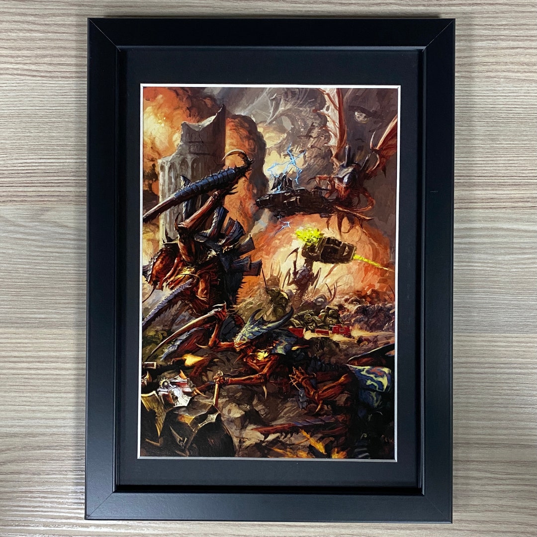 Tyranids Framed Art Hive Fleet Kraken Behemoth Carnifex Screamer Killer ...