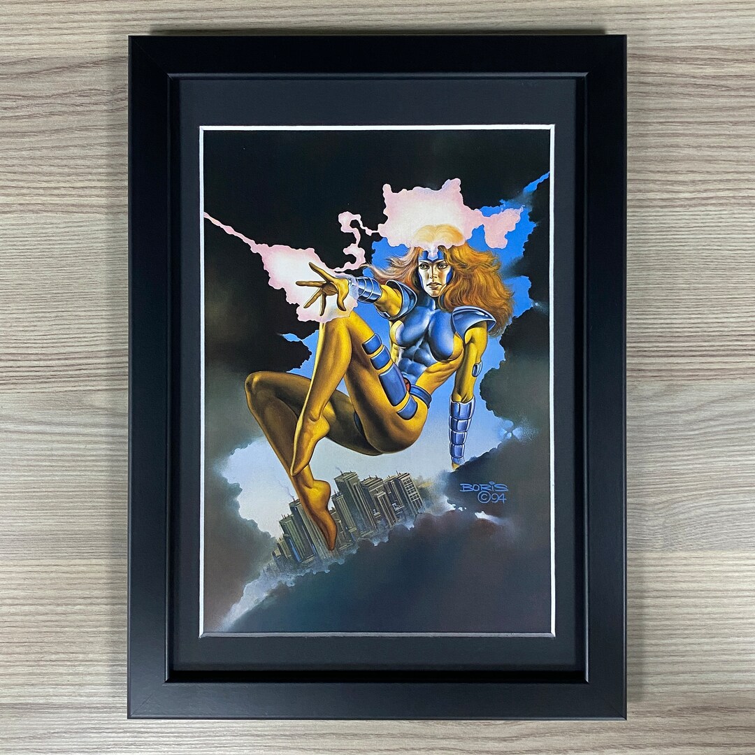 Boris Vallejo Framed Art Jean Grey X-men Marvel Pulp Sci-fi Fantasy ...