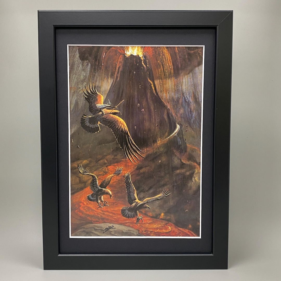 The Lord of the Rings Framed Vintage Art by Joan Wyatt. the Eagles ...