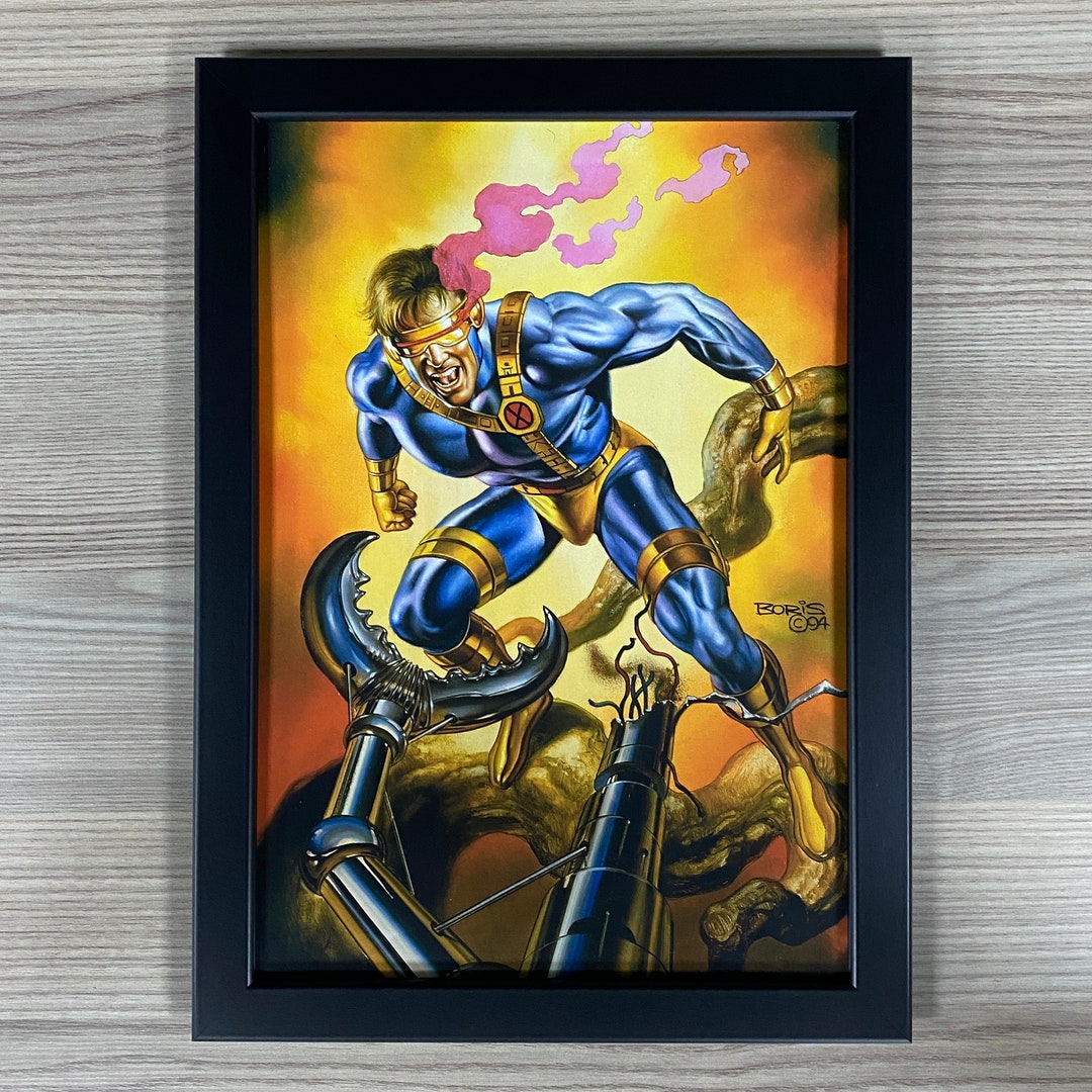Boris Vallejo Framed Art Cyclops X-men Marvel Pulp Sci-fi Fantasy ...