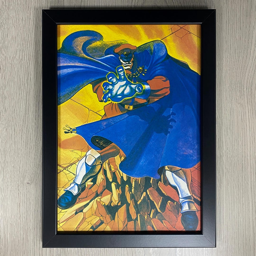 Framed M.bison Poster. Street Fighter II Special Champion Edition, SFII ...