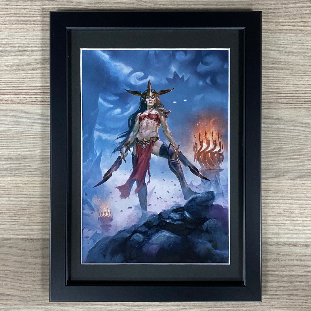 Covens of Blood Framed Art Dark Elves Witch Elf Aelf Aelves - Etsy