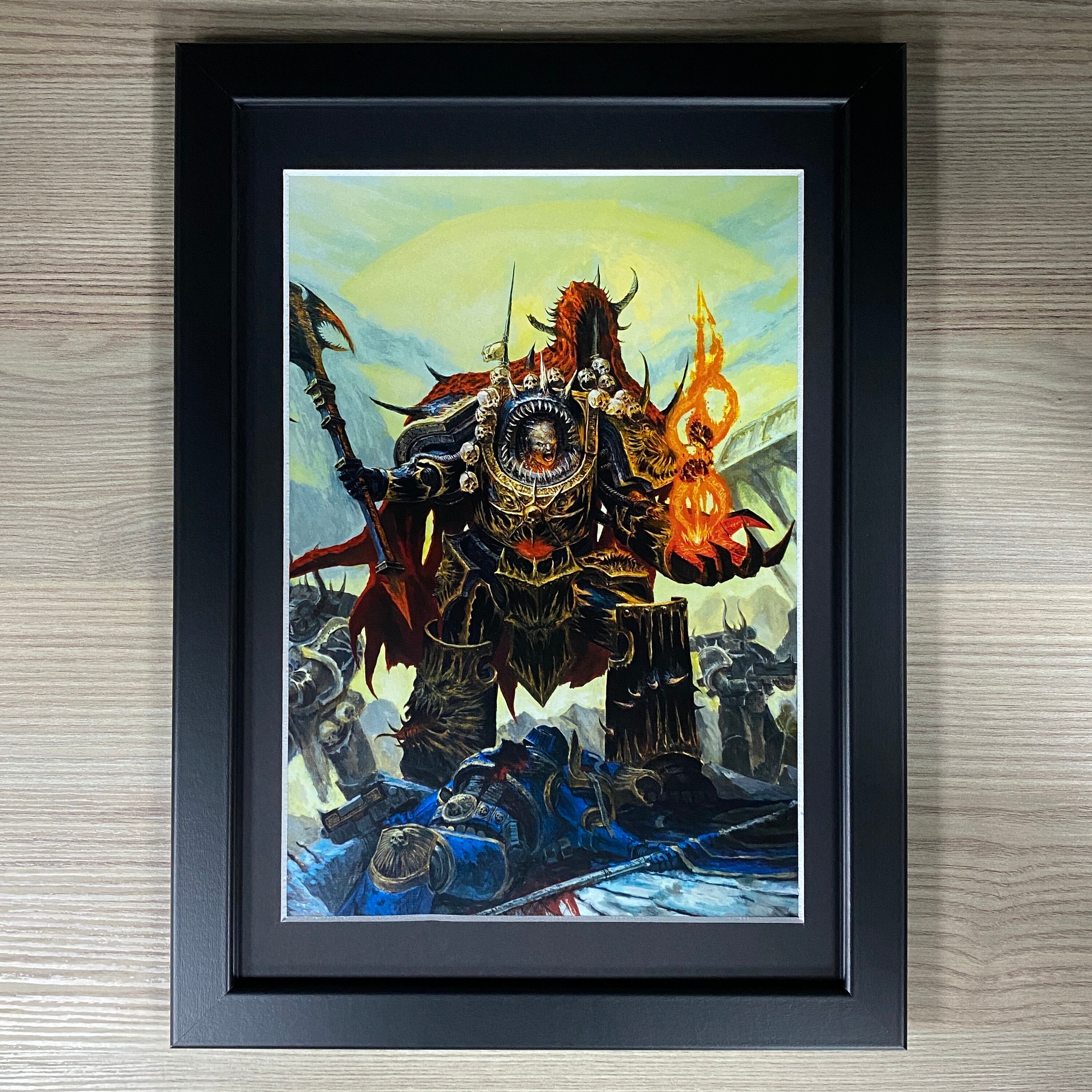 Abaddon The Despoiler Enmarcado Arte Ezekyle Reino del Caos | Etsy