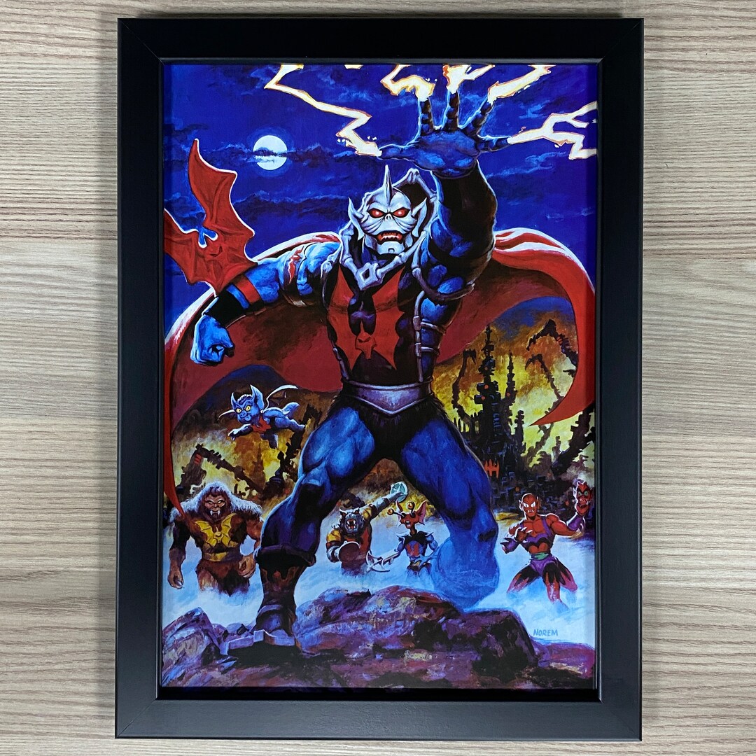 Masters of the Universe Framed Art Hordak and the Evil Horde Mattel ...