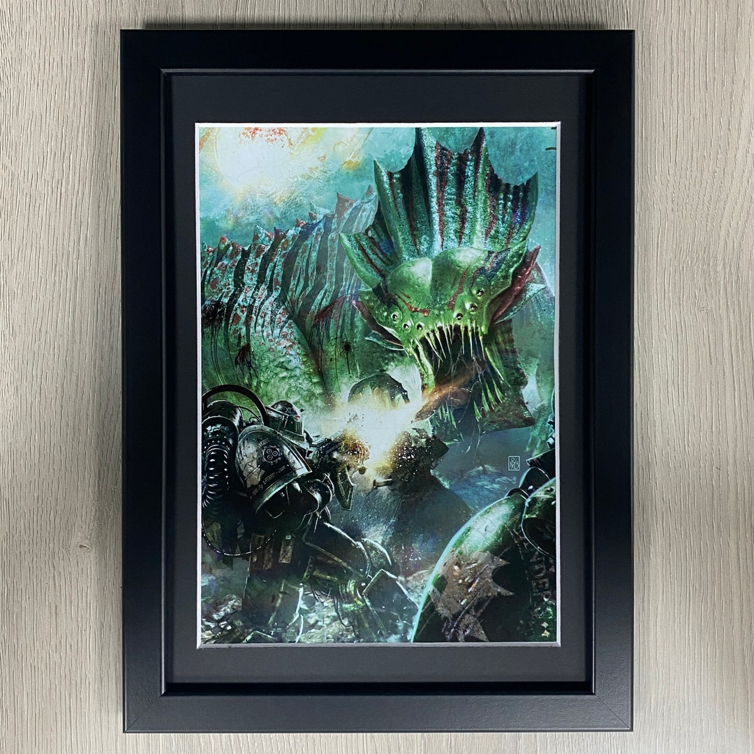 Iron Hands Salamanders Raven Guard Framed Art Warhammer 40,000 40K the ...