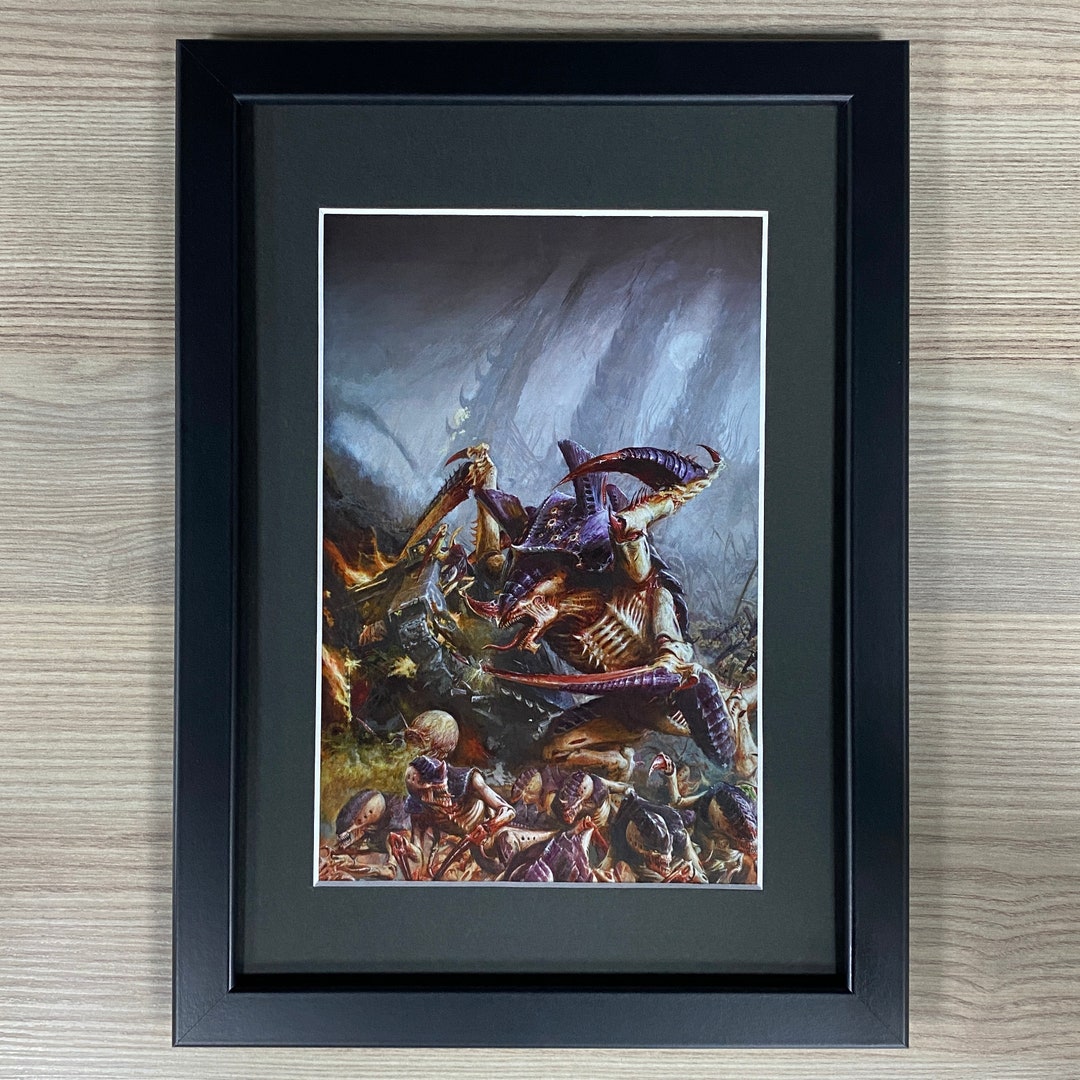 Tyranid Carnifex Framed Art Tyranids Hive Fleet Kraken Behemoth ...
