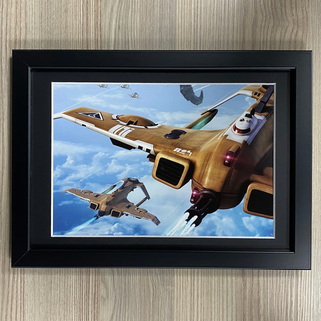 AX3 Razorshark Strike Fighter Framed Art Stormcloud Attack Tau Empire T ...
