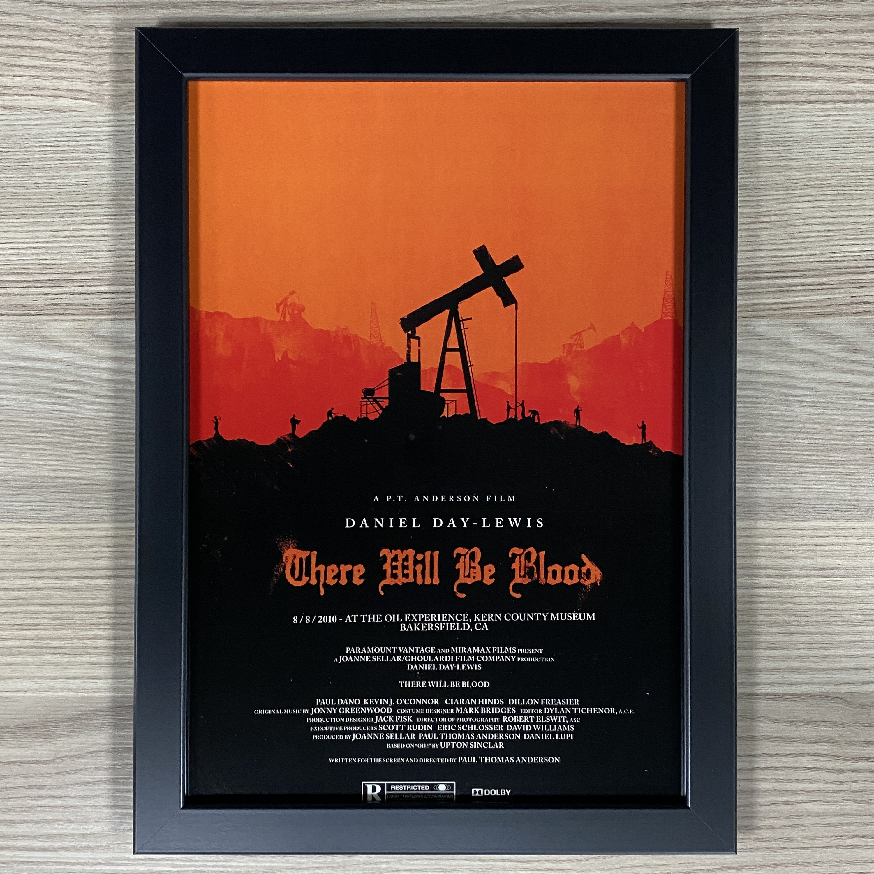 There Will Be Blood Framed Poster Art Pulp Sci-Fi Horror | Etsy