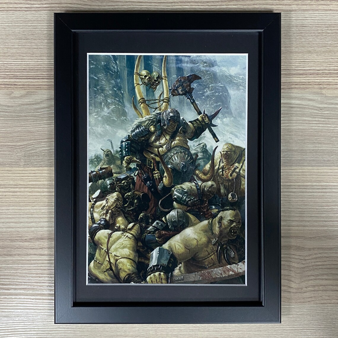 Ogor Tyrant Framed Art Ogor Mawtribes Ogre Kingdoms Iron Gut | Etsy