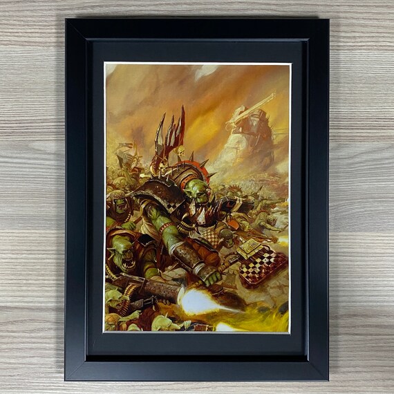 Ork Framed Art Waaagh Warboss Deff Dread Shoota Meganobz - Etsy