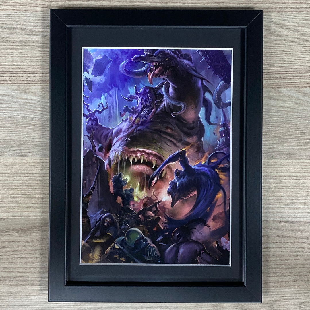 Rotigus Framed Art Great Unclean One Greater Daemon of Nurgle - Etsy