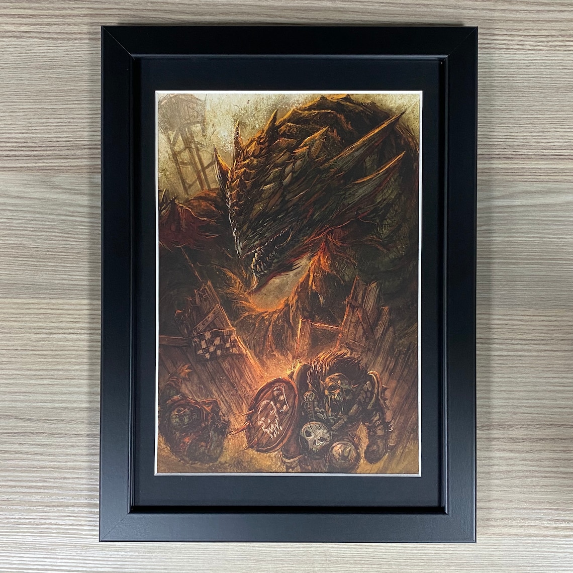 Dread Maw Framed Art AOS Monstrous Arcanum Tamurkhan Monster | Etsy