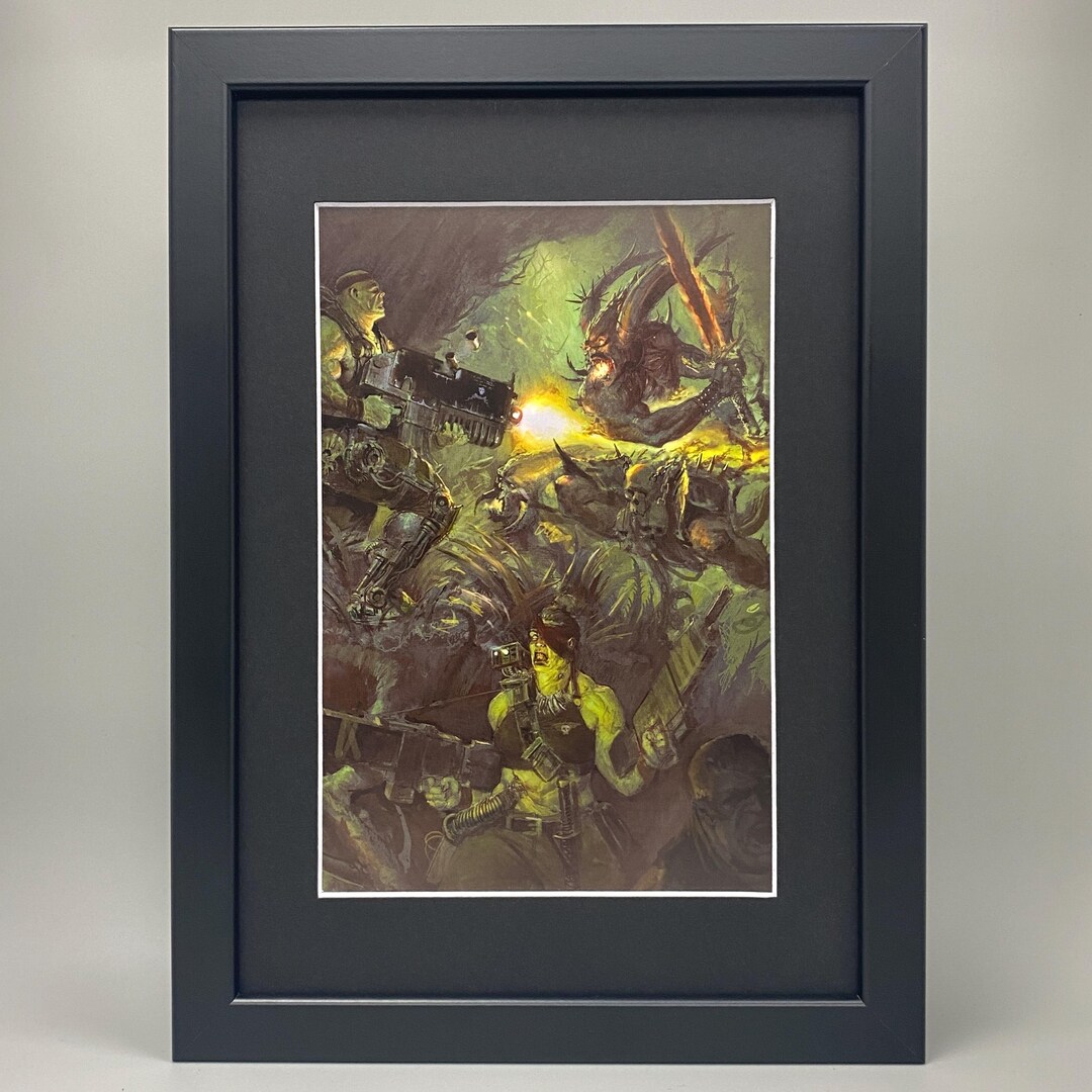 Catachan Jungle Fighters Framed Art. Imperial Guard, Astra Militarum ...