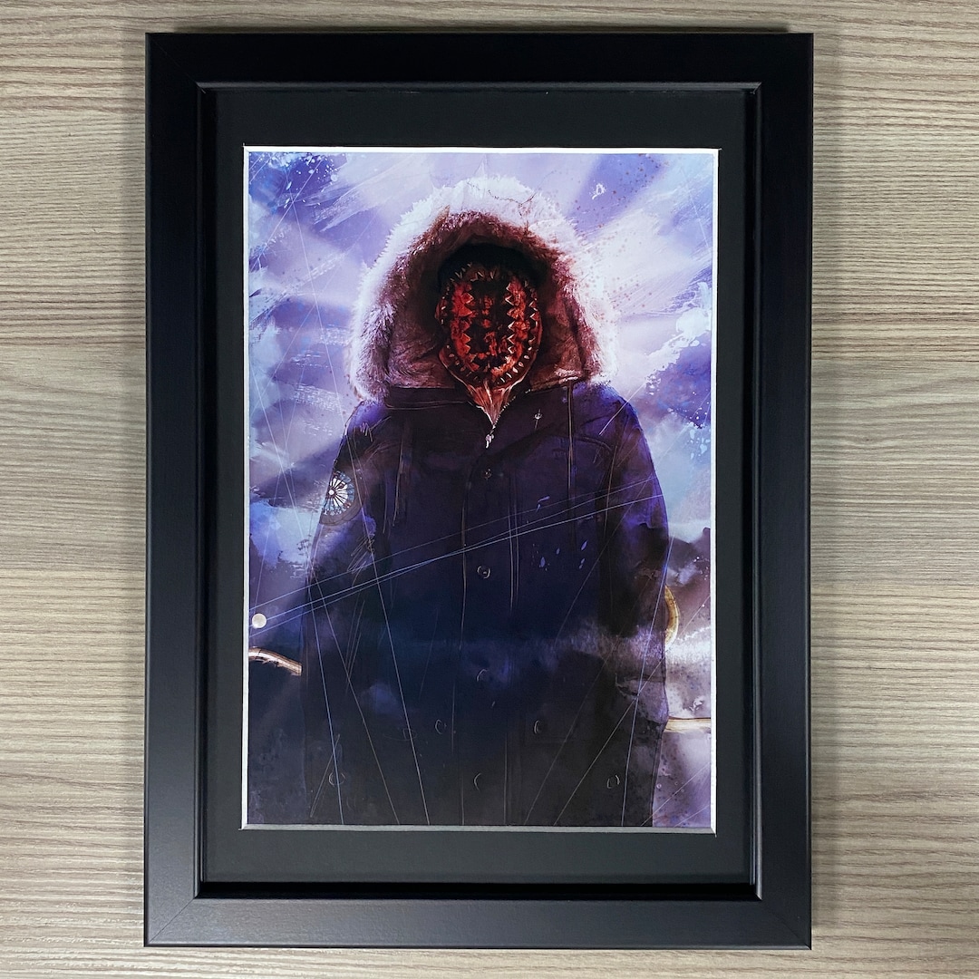 The Thing Framed Movie Poster Art John Carpenter Kurt Russell Ennio ...