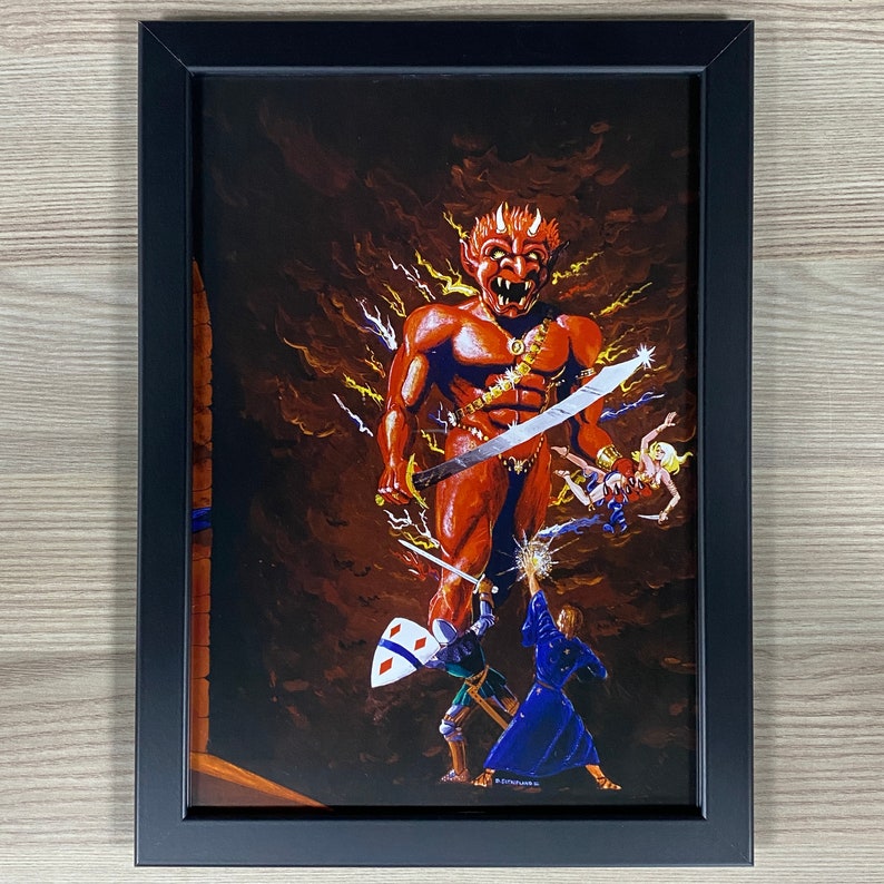 Dungeon Master's Guide Framed Art Dungeons And Dragons | Etsy