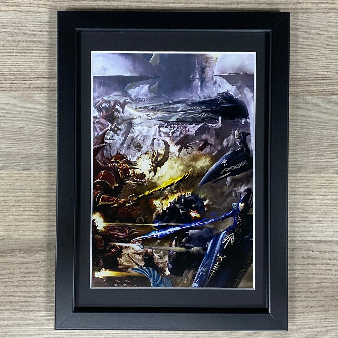 Aeldari Ulthwe Framed Art Eldar Craftworlds Vyper Jetbike Chaos ...