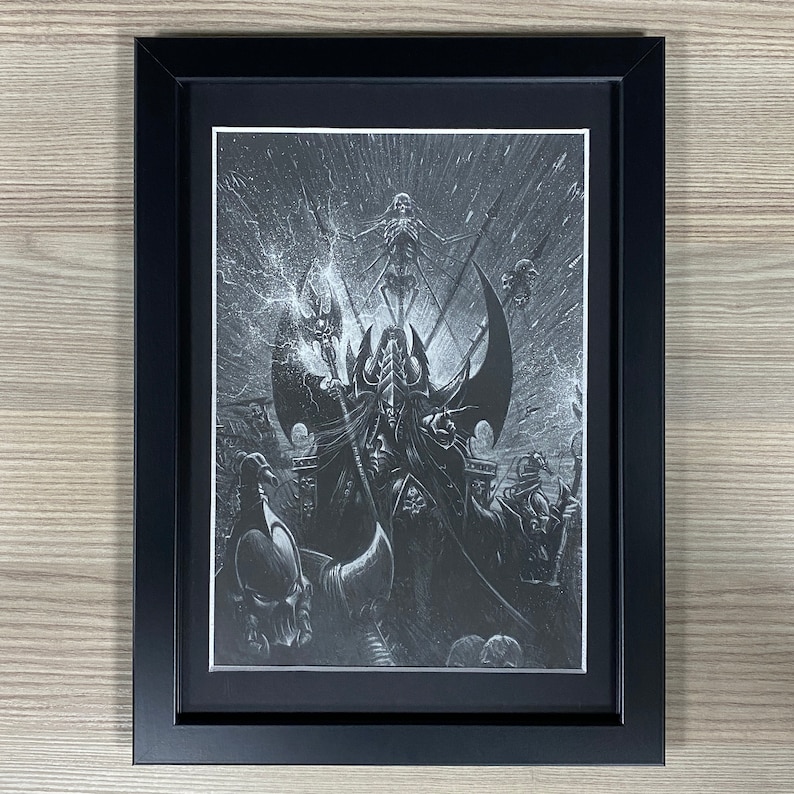 Archon Asdrubael Vect Framed Art Dark Eldar Drukhari Lord - Etsy