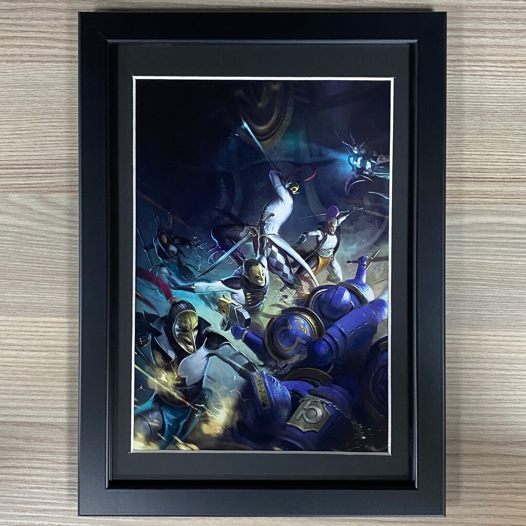 Harlequin Troupe Framed Art Eldar Aeldari Solitaire Games - Etsy España