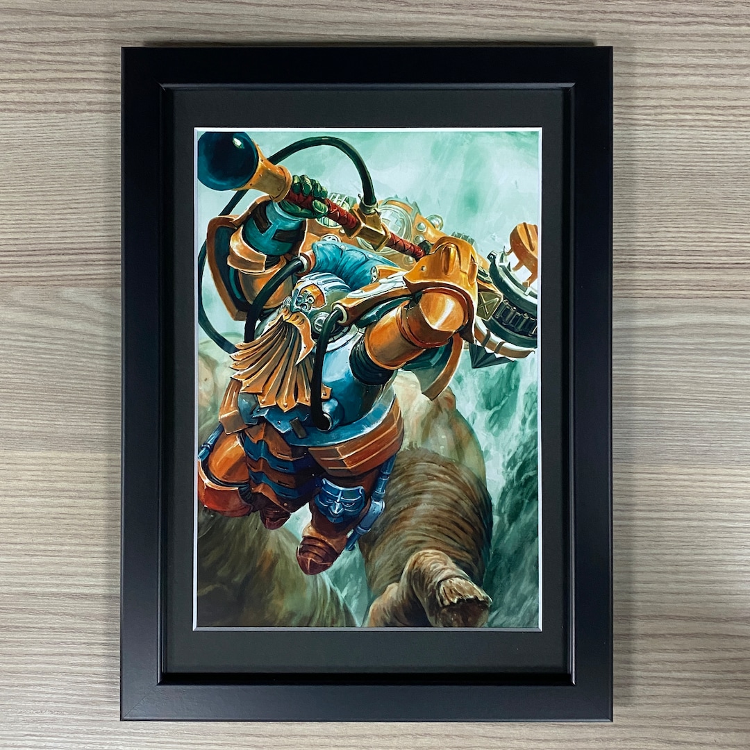 Kharadron Overlords Framed Art Arkanaut Admiral Dwarf Dwarves ...