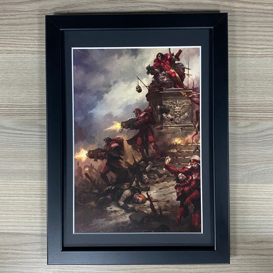 Adepta Sororitas Framed Art Hospitaller Sisters of Battle Repentia ...