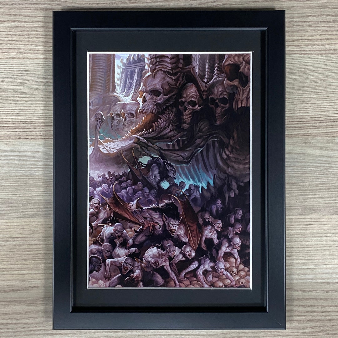 Flesh-eater Courts Framed Art Vargheist Varghulf Ghouls Vampire Counts ...