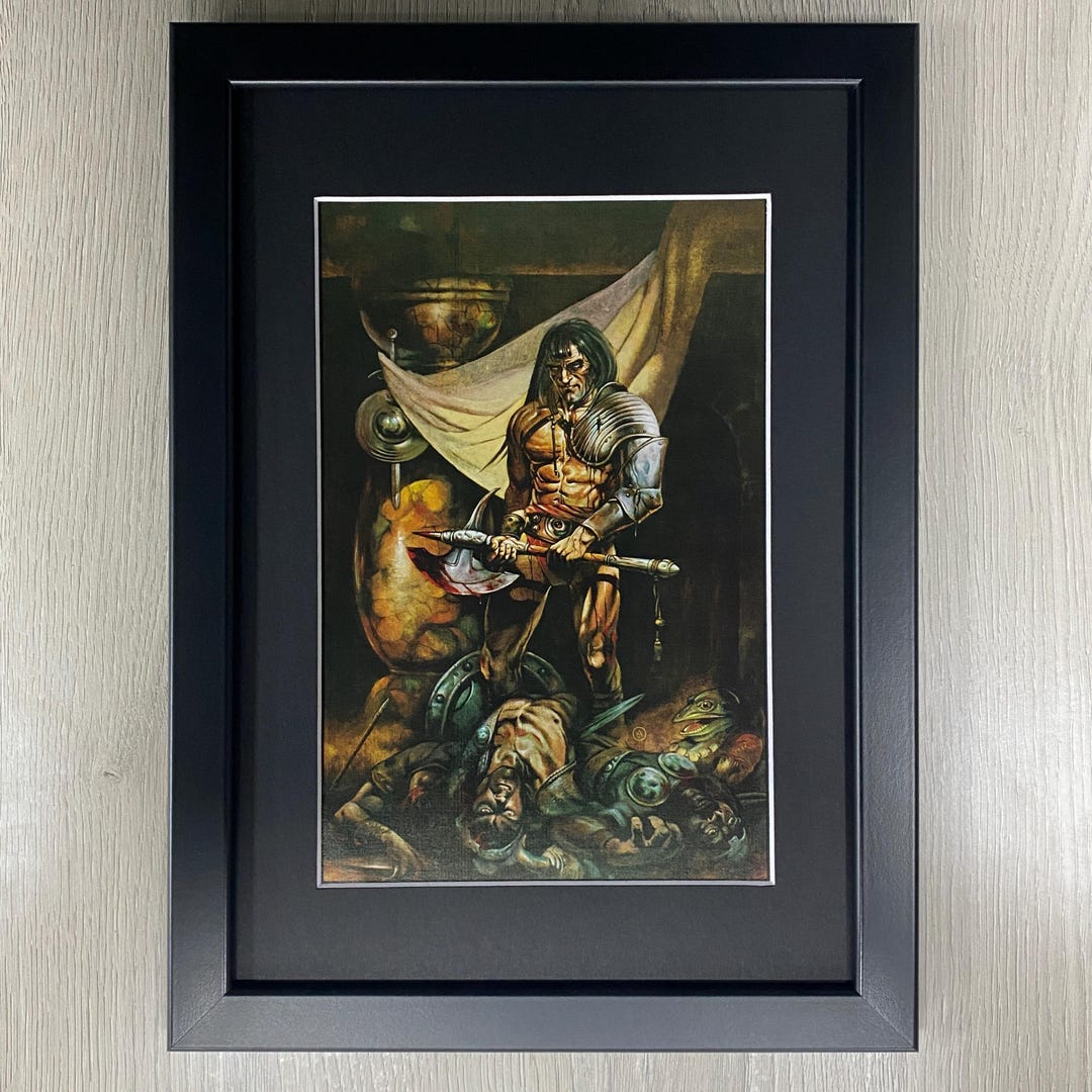 Chris Achilleos, King Kull Vintage Framed Art. Fantasy, Sci-fi - Etsy ...