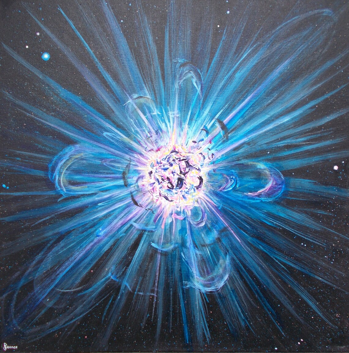 Discounted Supernova painting original acrylic space | Etsy