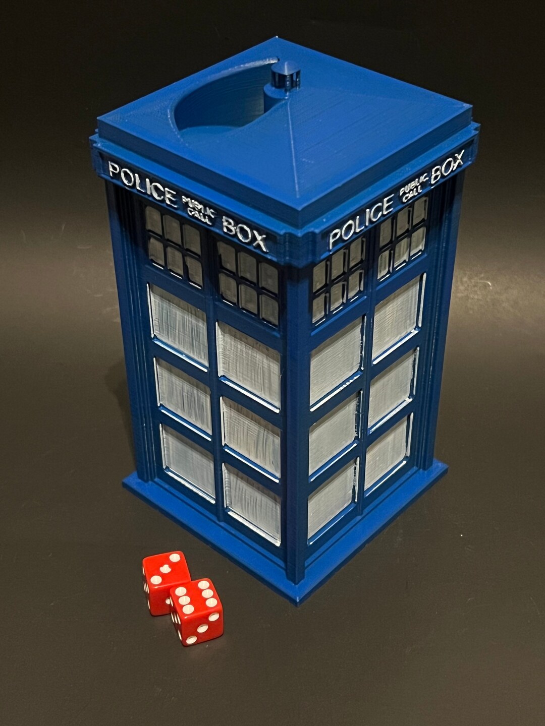 Dr. Who Tardis Dice Tower - Etsy