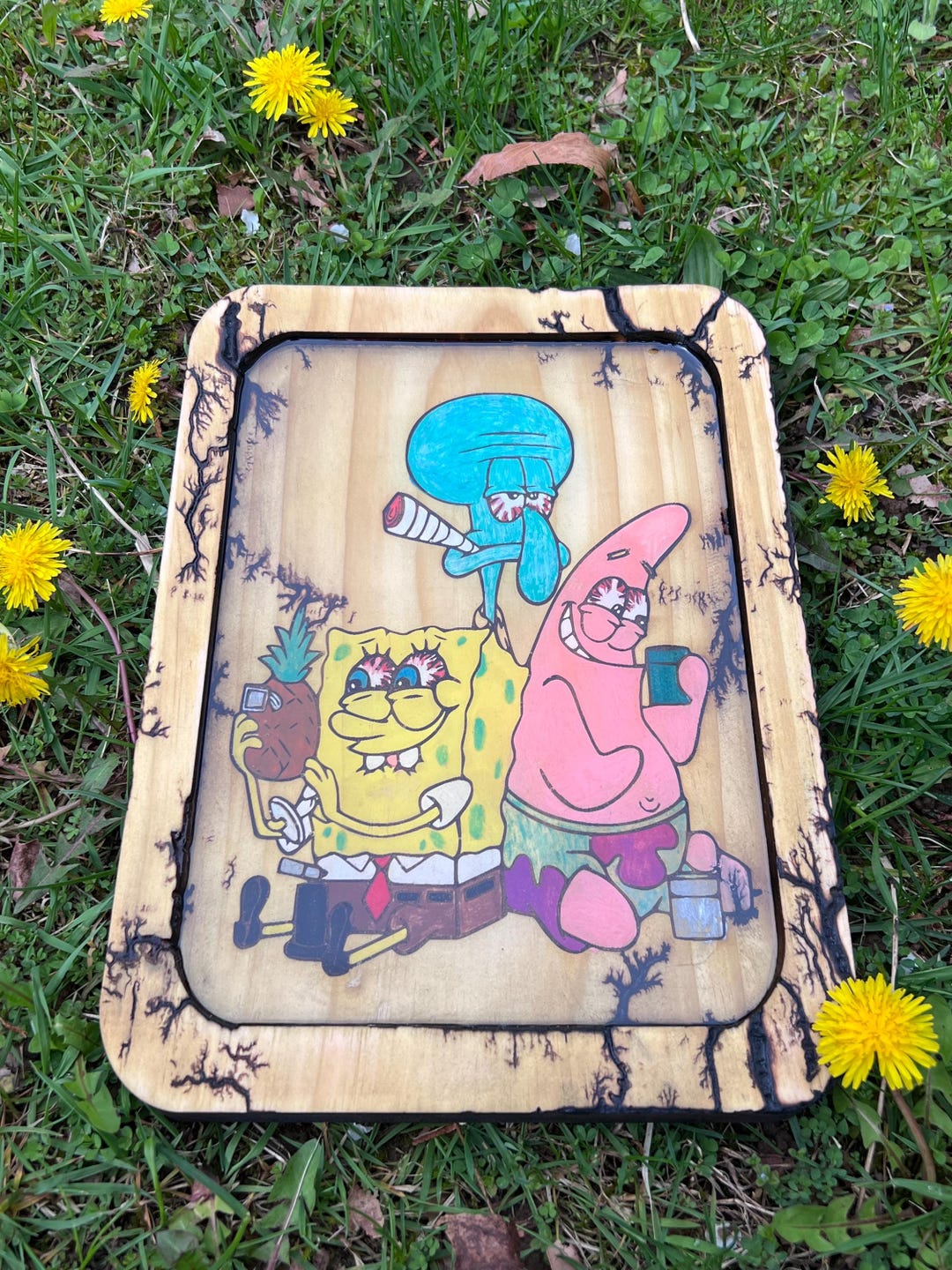 Spongebob Rolling Tray - Etsy