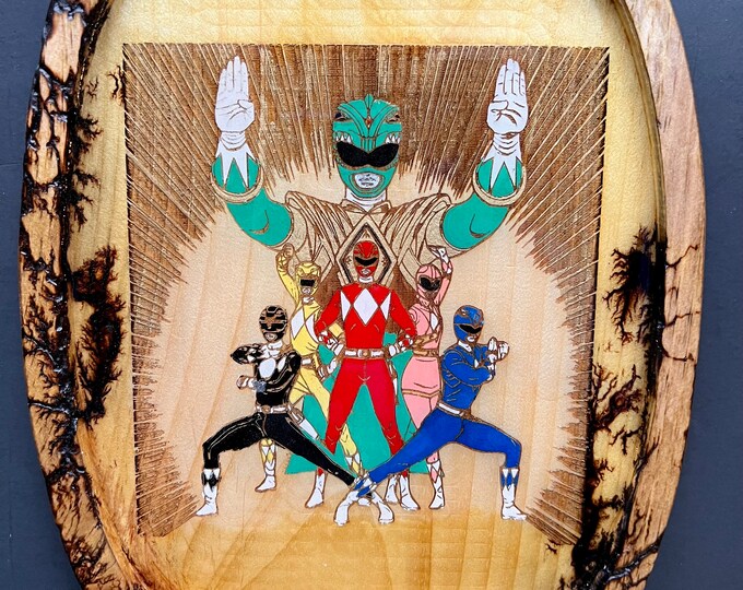 Mighty Morphing Power Rangers Rolling Tray - Etsy