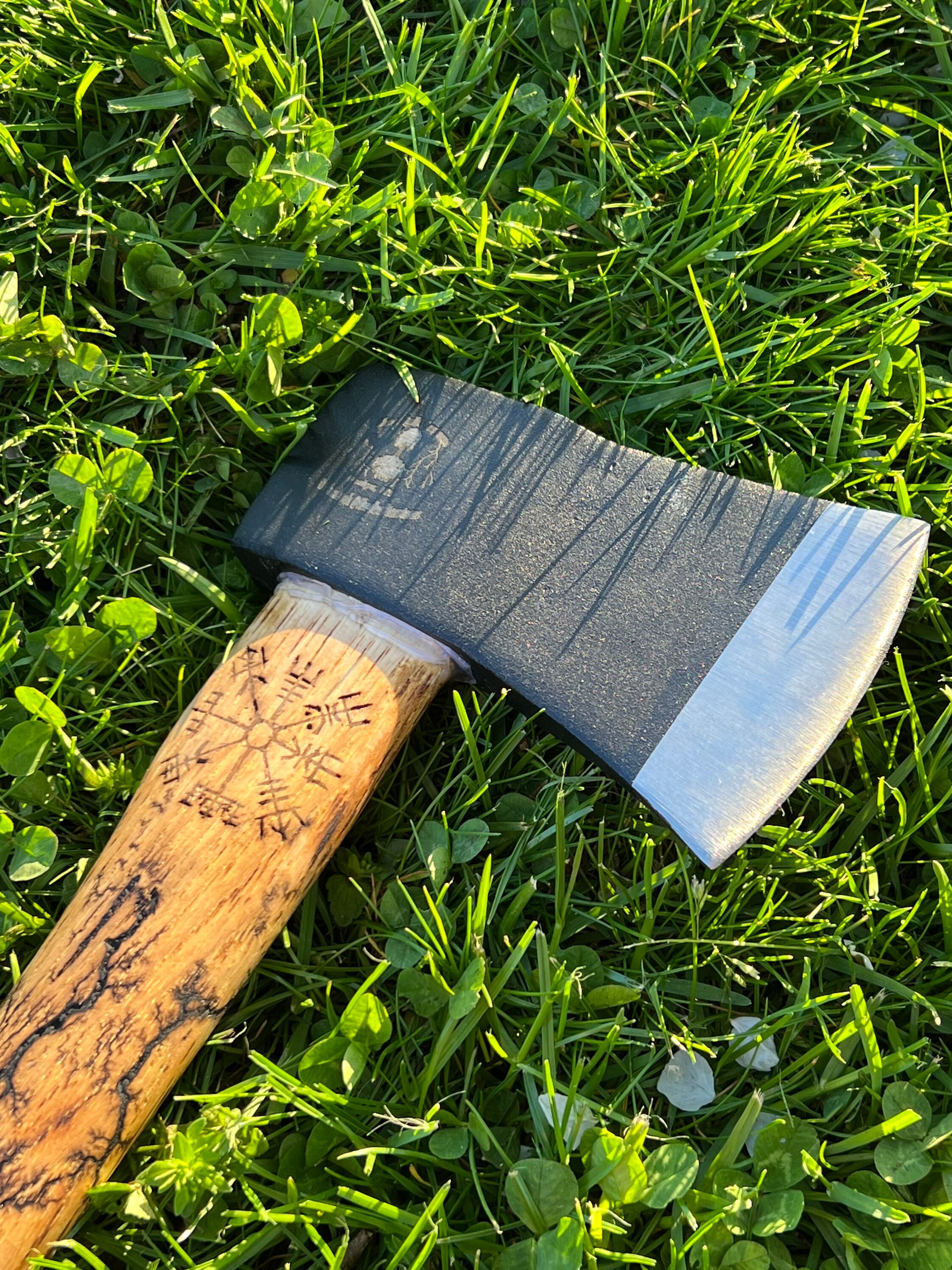 Fractal Burned Throwing Axe - Etsy