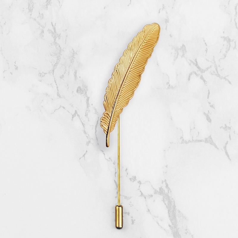 Feather Lapel Pin - Etsy