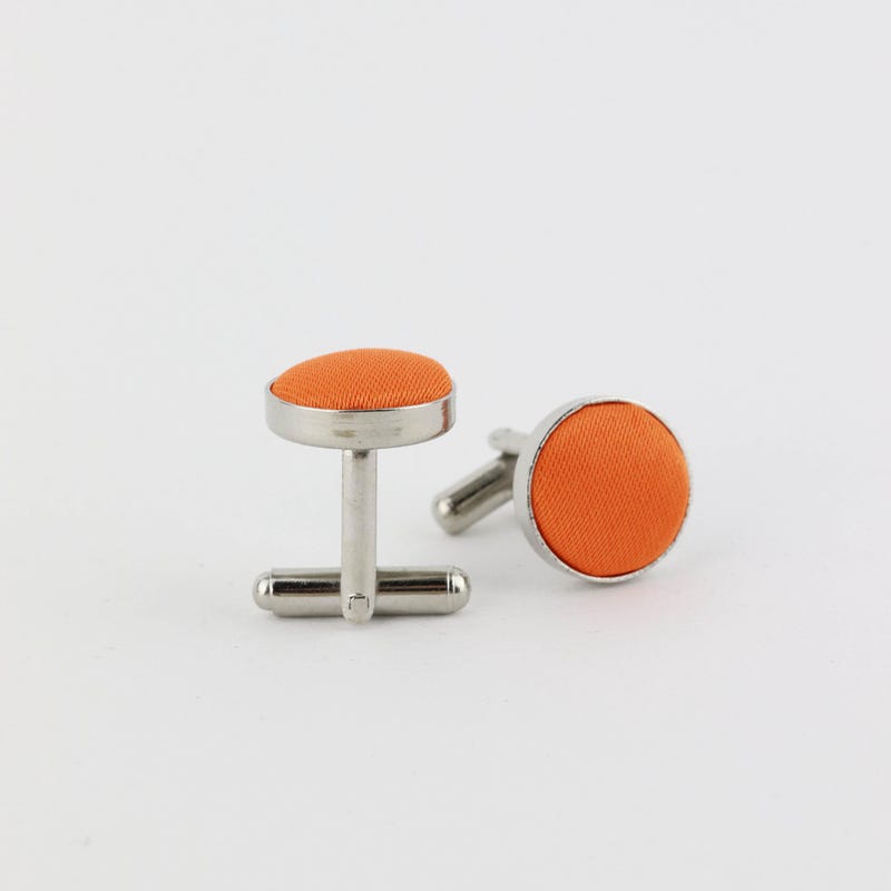 Orange Cufflinks - Etsy
