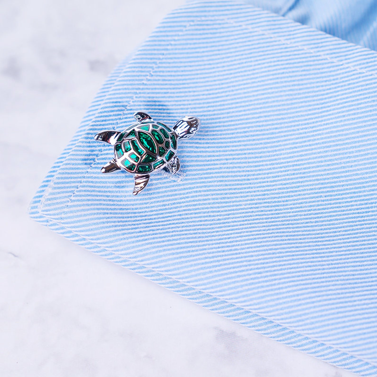Turtle Cufflinks Tortoise Cuff Link Set Gift for Him - Etsy UK