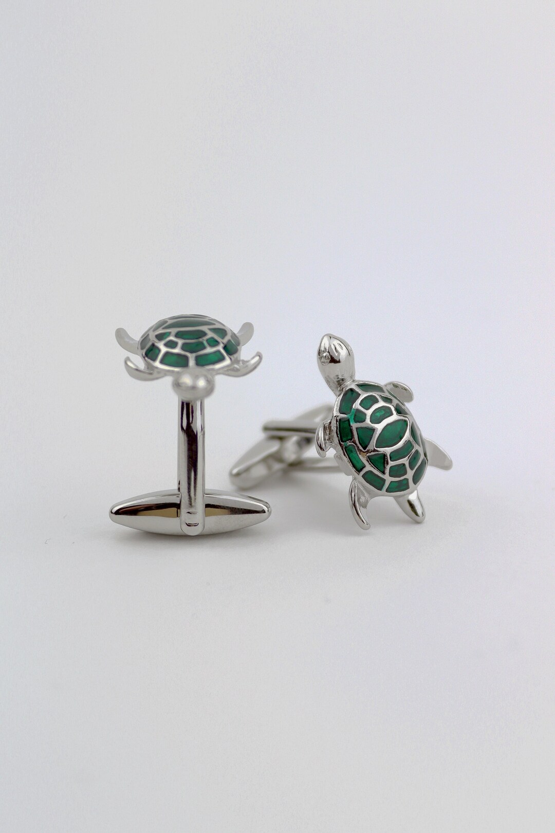 Turtle Cufflinks Tortoise Cuff Link Set Gift for Him - Etsy UK