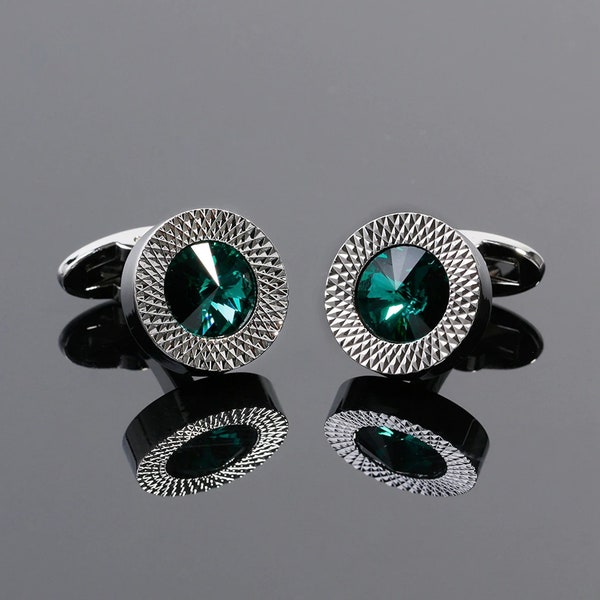 Green Cufflinks - Etsy