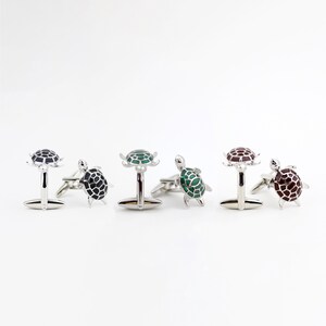 Turtle Cufflinks | Tortoise Cuff Link Set | Gift for Him | Gift for Her ...