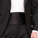Black Cummerbund, Classic Handmade Tuxedo Cummerbund, Fully Adjustable ...
