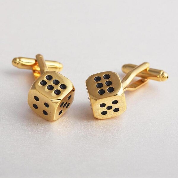 Dice Cufflinks - Etsy