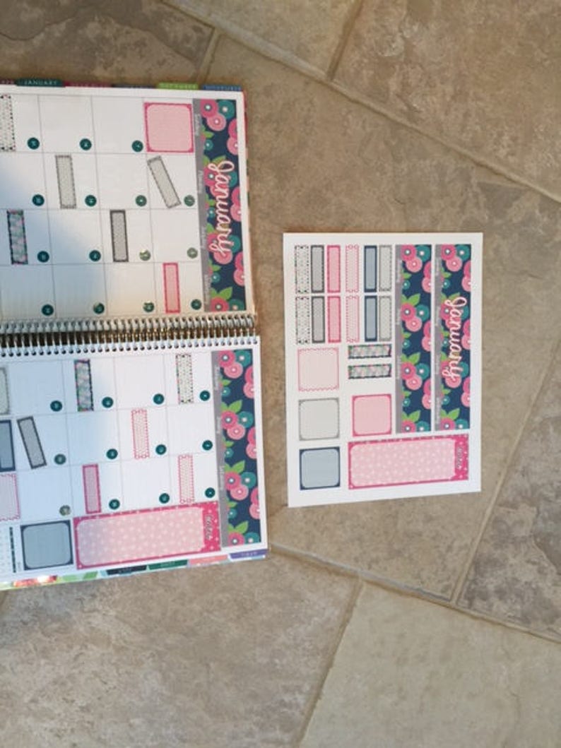 Monthly Layouts for Erin Condren Teacher Planner All 12 Months! - Etsy